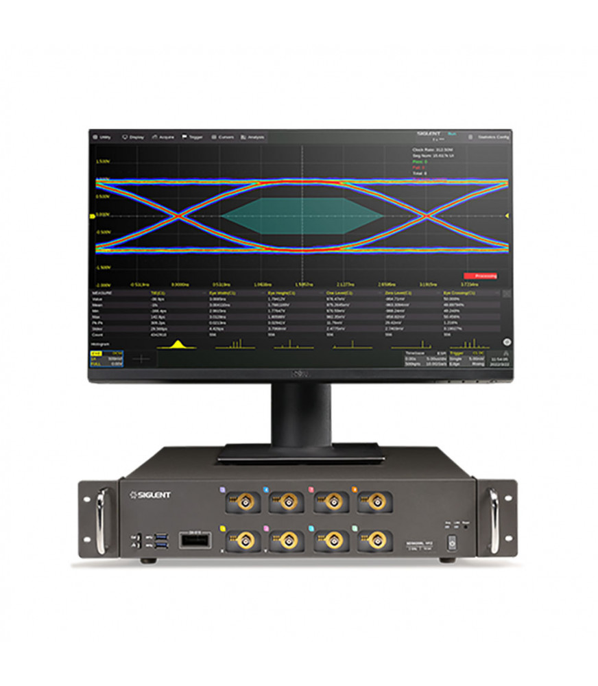 SDS6054L Oscilloscope rack 1U 4 voies 500 MHz MHz 500 Fonctions ...