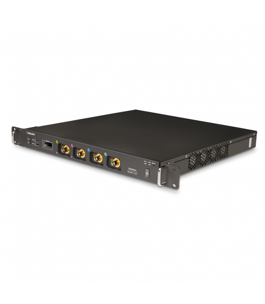 SDS6104L Oscilloscope rack 1U 4 voies 1 GHz Voies 4 MHz 1000 Fonctions ...