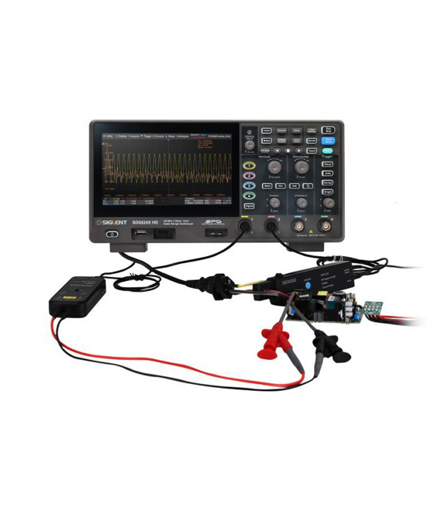 Siglent SDS814X-HD Oscilloscope 4x100 MHz, 12 bits, 50 Mpts, écran ... Siglent SDS814X-HD Oscilloscope 4x100 MHz, 12 bits, 50 Mpts, écran ...