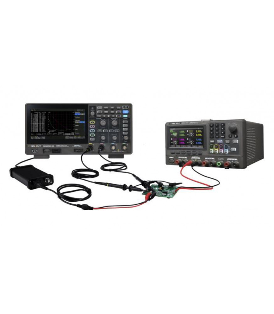Siglent SDS804X-HD Oscilloscope 4x70 MHz, 12 bits, 50 Mpts, écran ...
